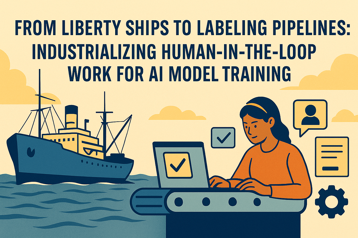From Liberty Ships to Labeling Pipelines: Industrializing Human-in-the-Loop Work for AI Model ...