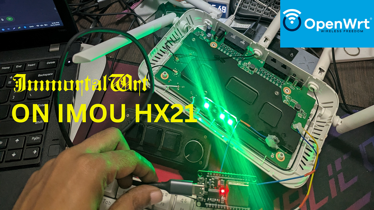 Install ImmortalWrt on Imou HX21 Router: LC-HX3001 Easy OpenWrt Guide ...