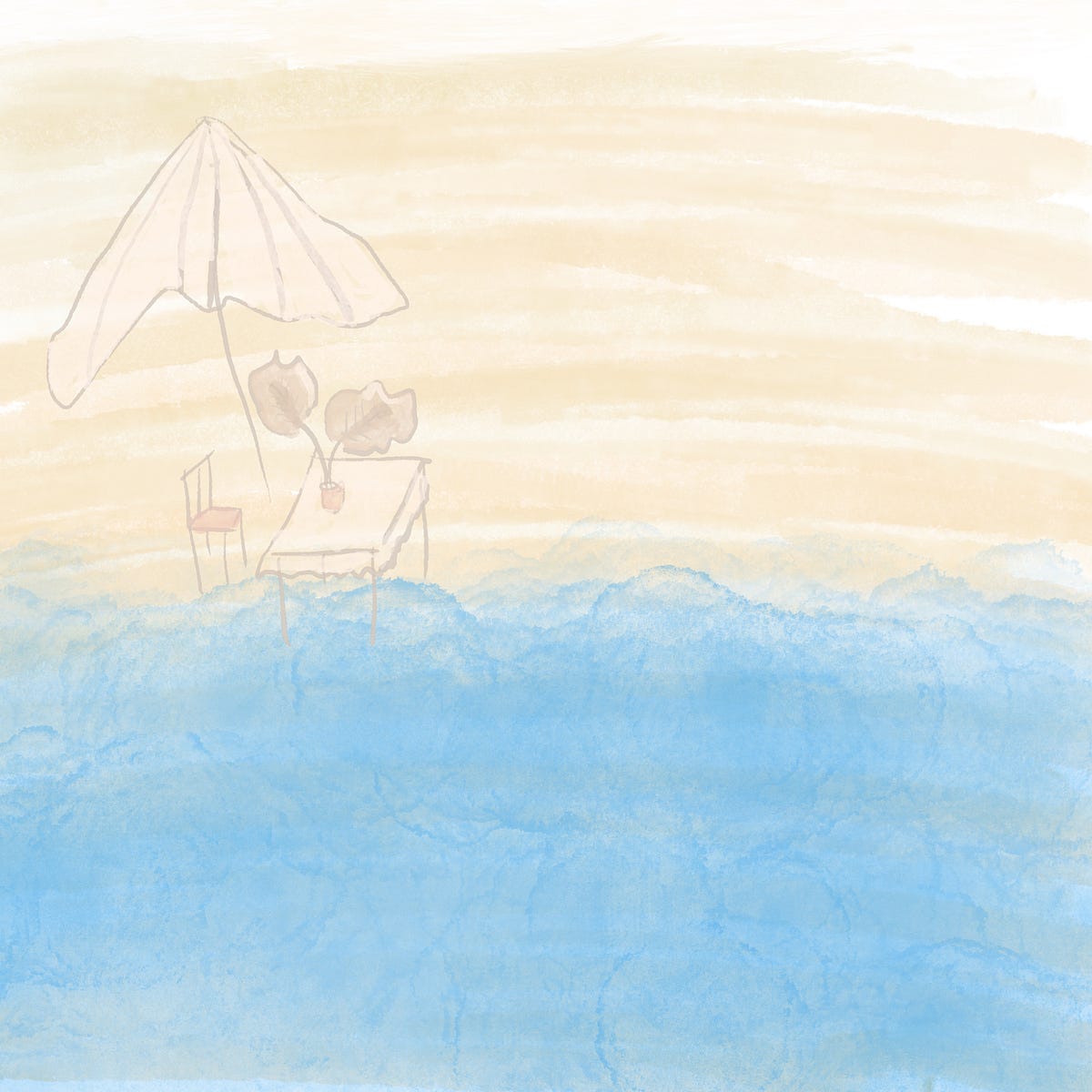 Heimweh,. A colourful beach ball is flying away… | by Pinar K. | Mazurkas | Medium