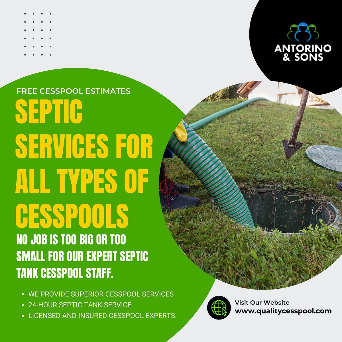 Cesspool Pumping Services. Antorino & Sons 609 New York Avenue… | by ...