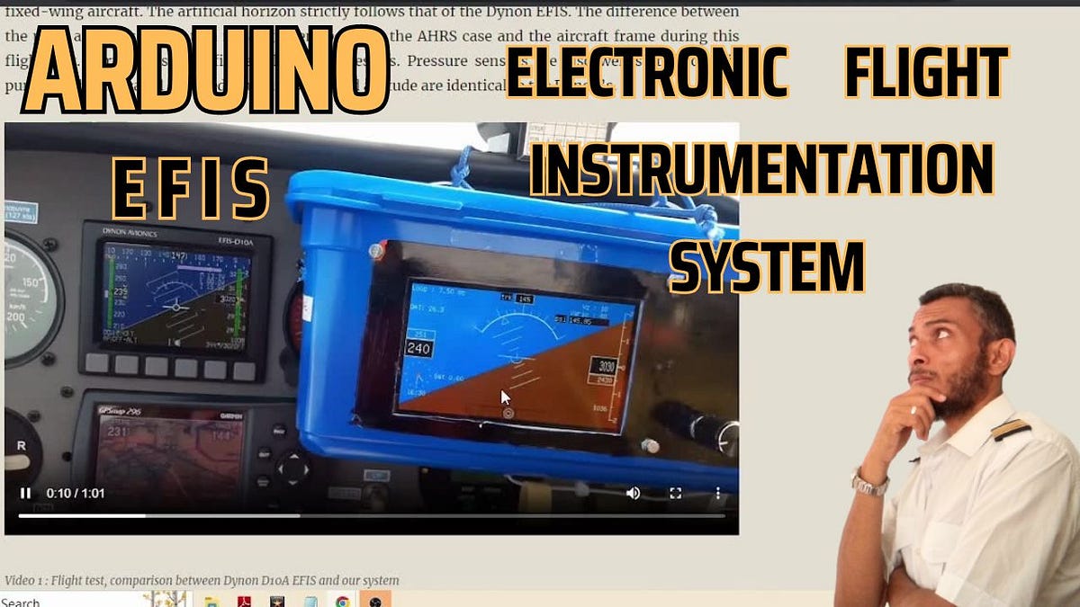 How That Guy Made His Own Arduino Electronic Flight Instrumentation System Efis Ahmed Ebeed