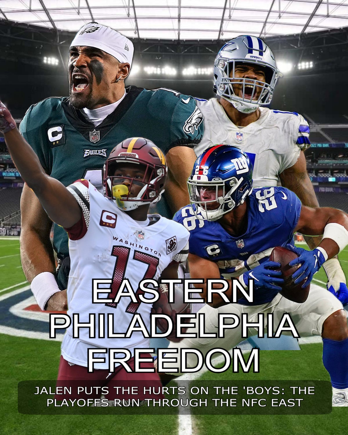 Eastern Philadelphia Freedom. Jalen Puts The Hurts On The ‘Boys: The ...