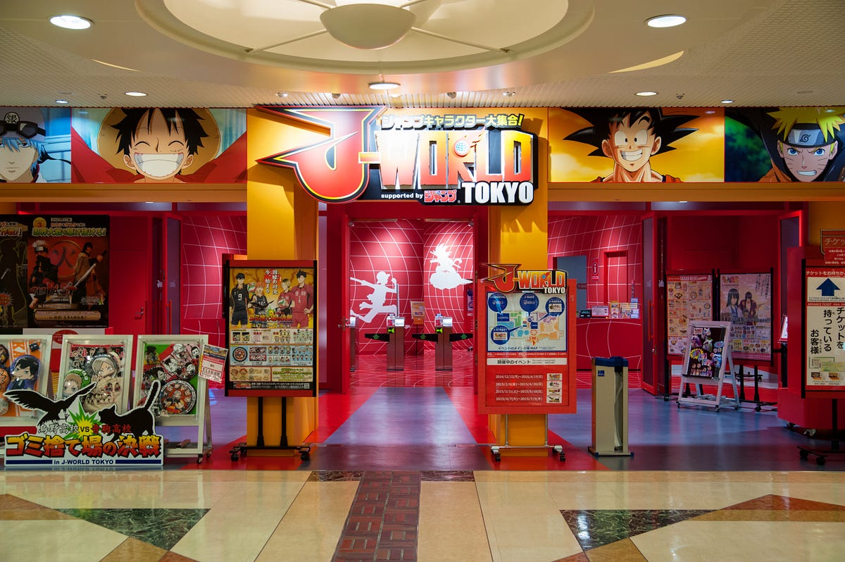 J-WORLD TOKYO: A Gathering of Characters from the Popular Japanese ...