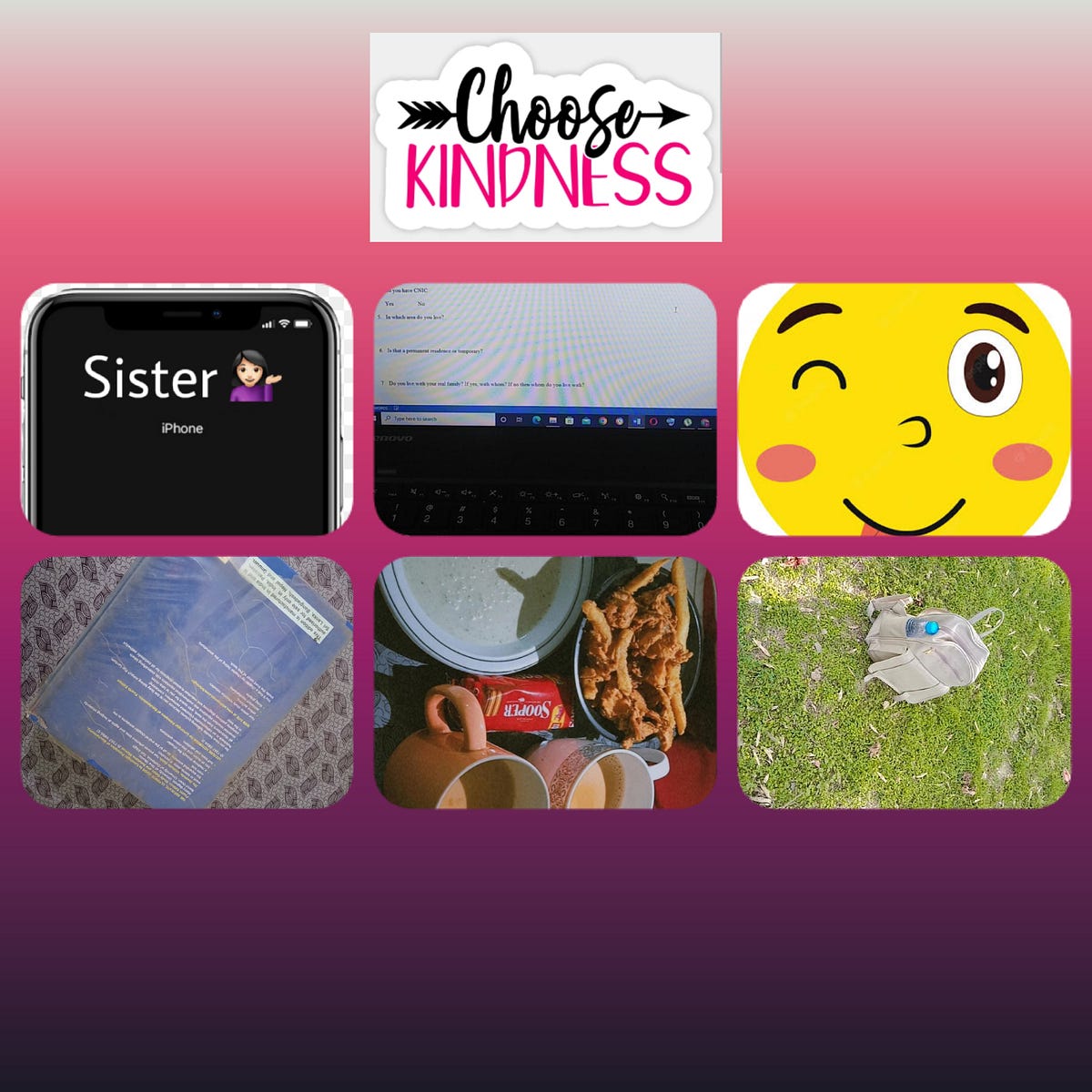 “Because that’s what kindness is. It’s not doing something for someone ...