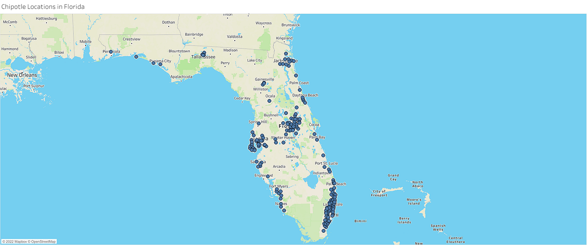 First Tableau Visual. For my first Tableau visualization, I… | by Stevenh1293 | Medium