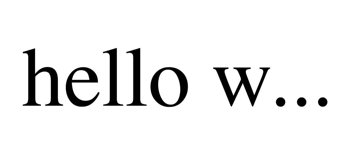 How to Truncate Text using CSS. When dealing with unknown text lengths ...