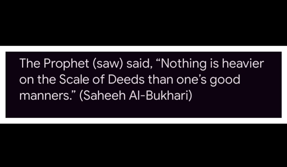 Inner Adab Is Reflected In A Person's Outward Actions: | by S.a.n.a.h ...