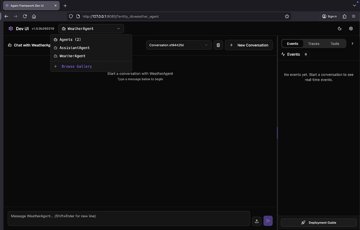 DevUI in Microsoft Agent Framework — Testing Your Agents Without the ...