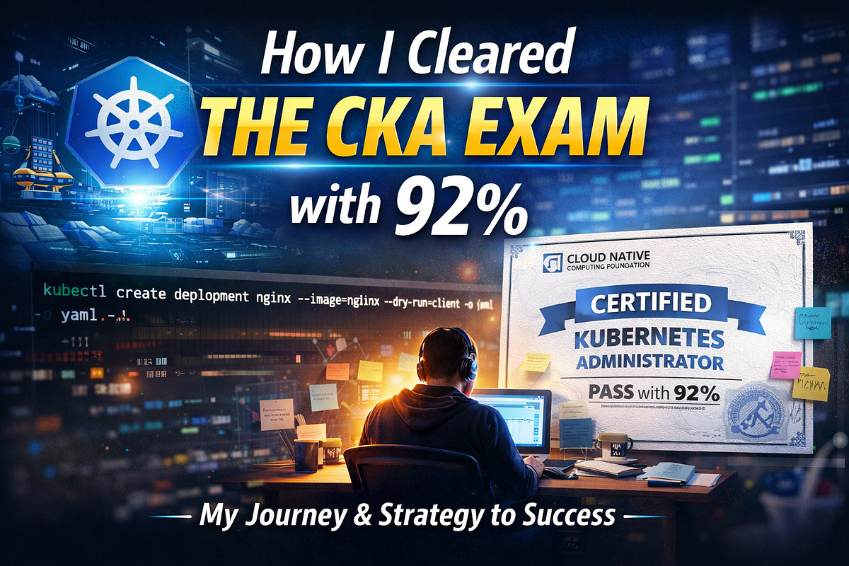 How I Cleared the CKA Exam with 92% — My Complete Journey & Strategy ...
