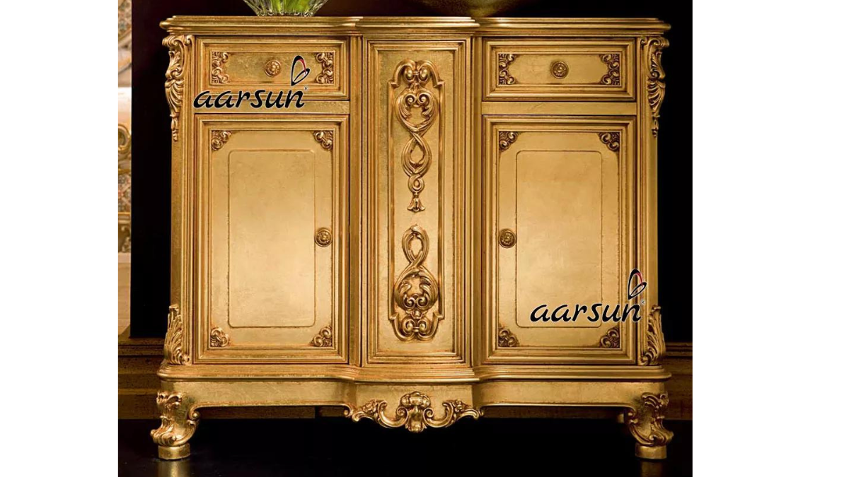 Handmade Wooden Sideboard Cabinet Design In Mysore - Mansi Payaal - Medium