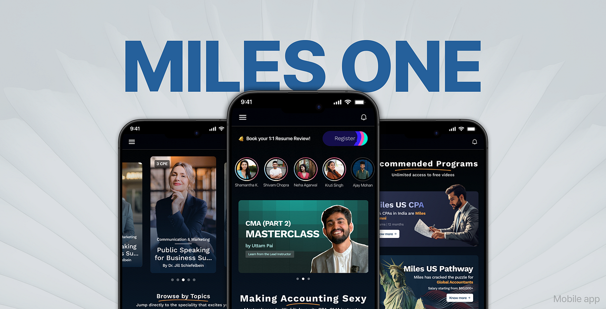Miles One — One App to Bring It All Together | by Sunidhi Miskin | Medium