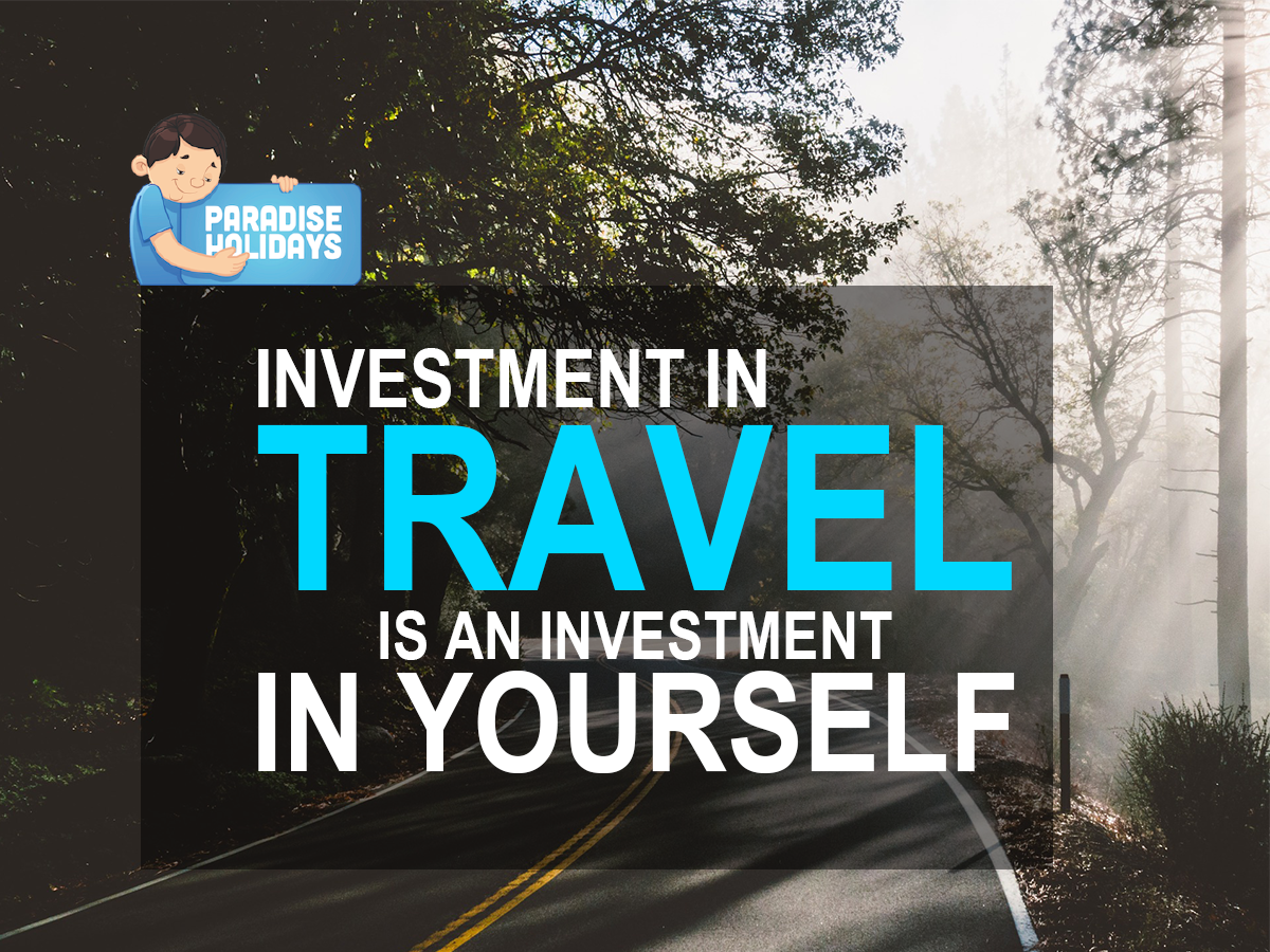 Investment in travel is an investment in yourself- Matthew Karsten | by ...