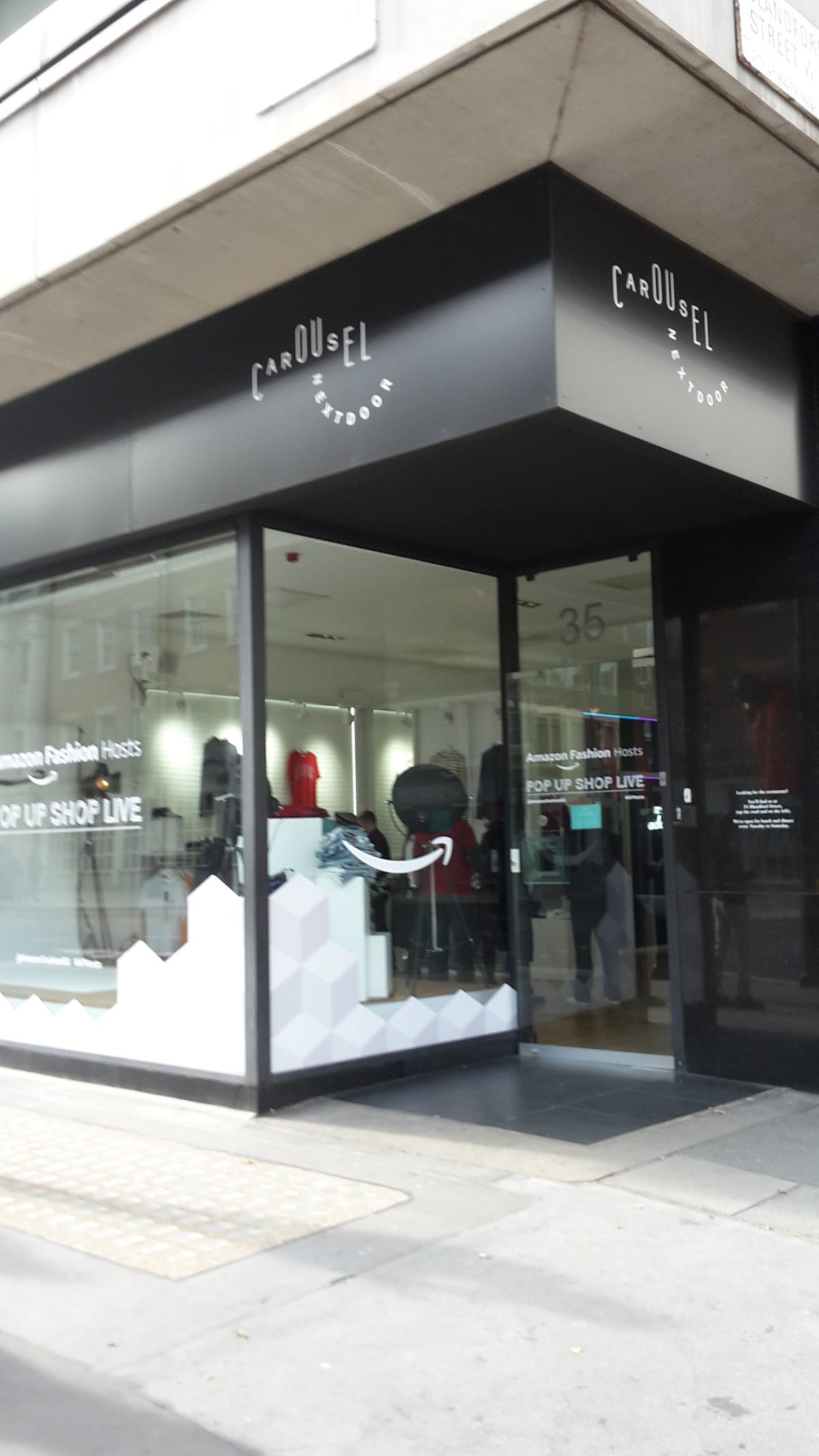 Good retail bad retail — Amazon’s fashion pop up | by Rebecca (Smith ...