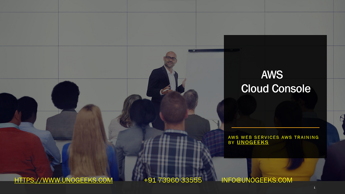 AWS Cloud Console. The AWS (Amazon Web Services)… | by Shivaug | Medium