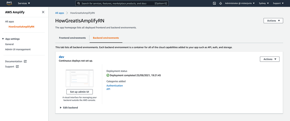 Standardising your mobile apps with AWS Amplify and React Native | by ...
