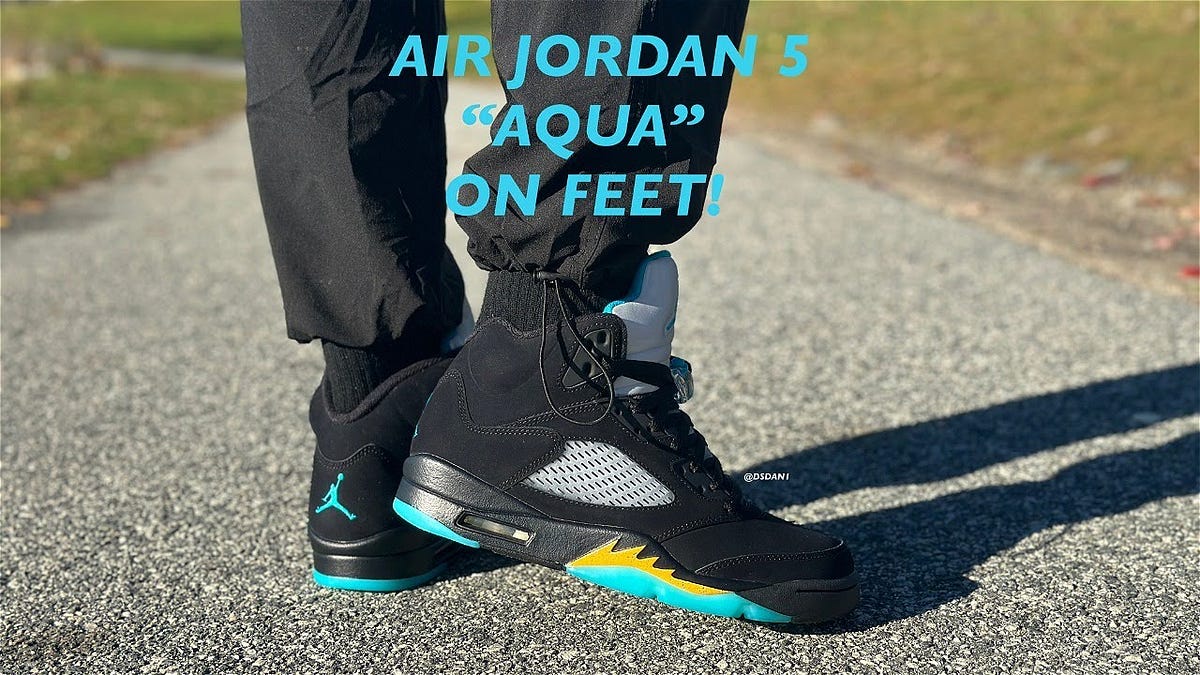 Men’s Jordan 5 Aqua. As dedicated sneaker enthusiasts, we’ve… | by ...