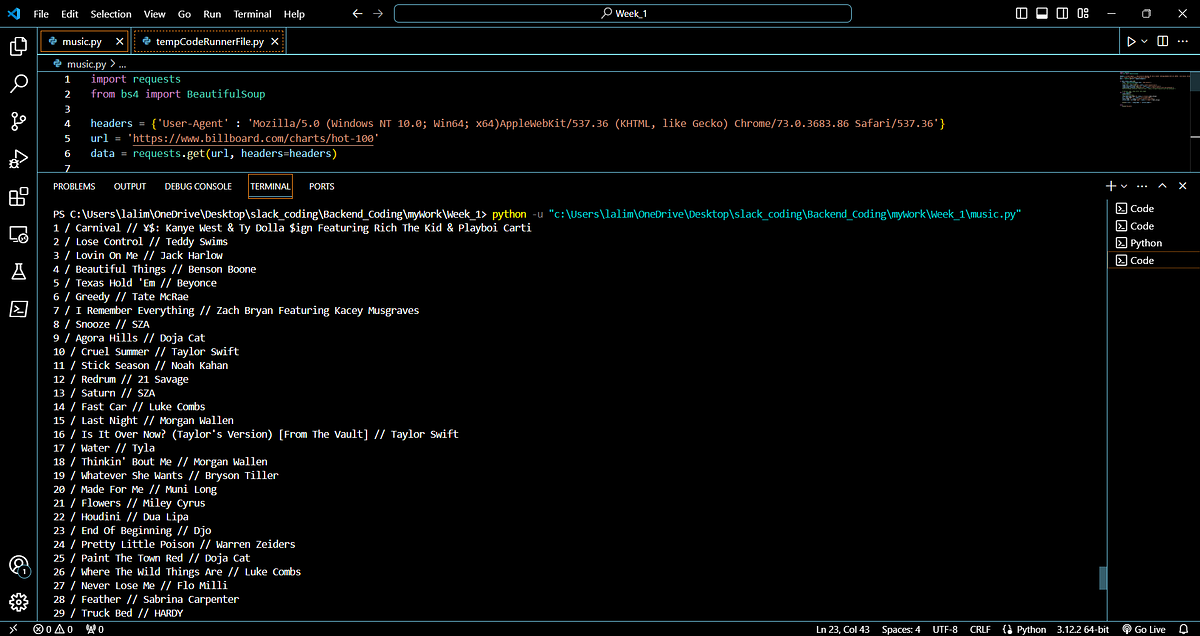 [Sparta Coding Club] BE Week 1. Hey there! | by Lalima kumari | Medium