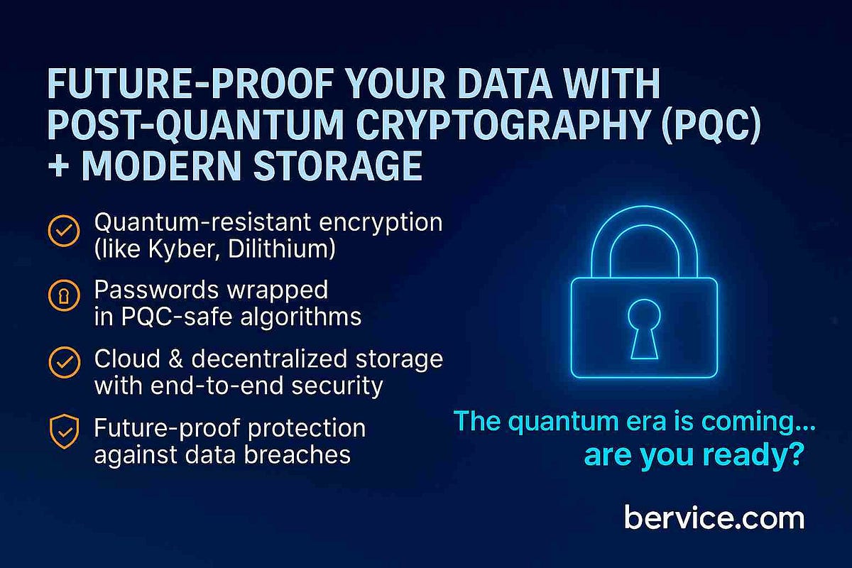 Modern Data Storage Technologies Combined with Post-Quantum ...
