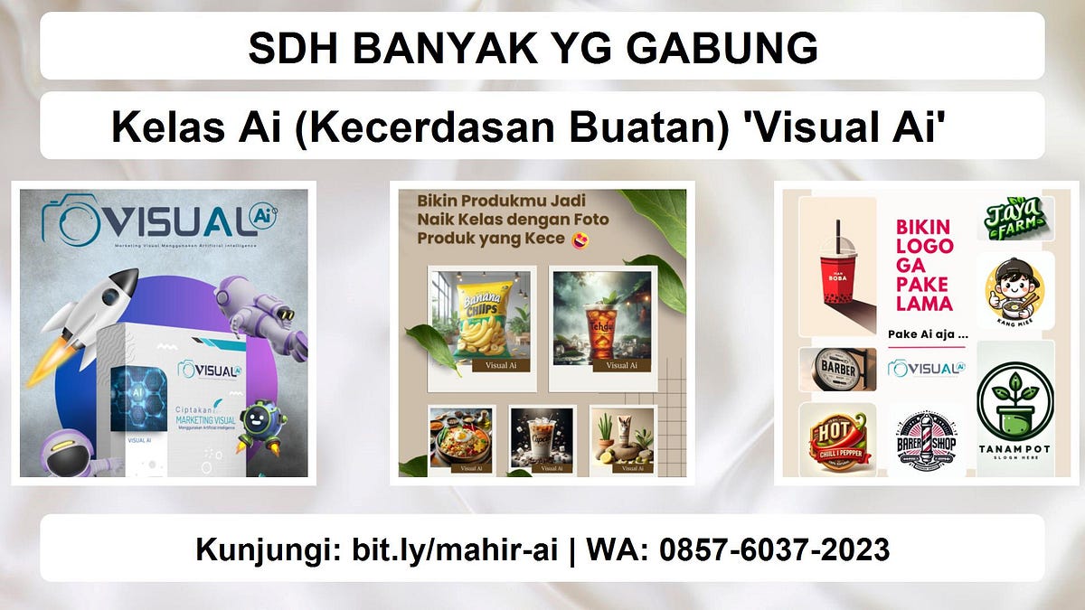 SUDAH BANYAK YANG GABUNG, WA 0857–6037–2023 Kursus Ai Kecerdasan Buatan ...