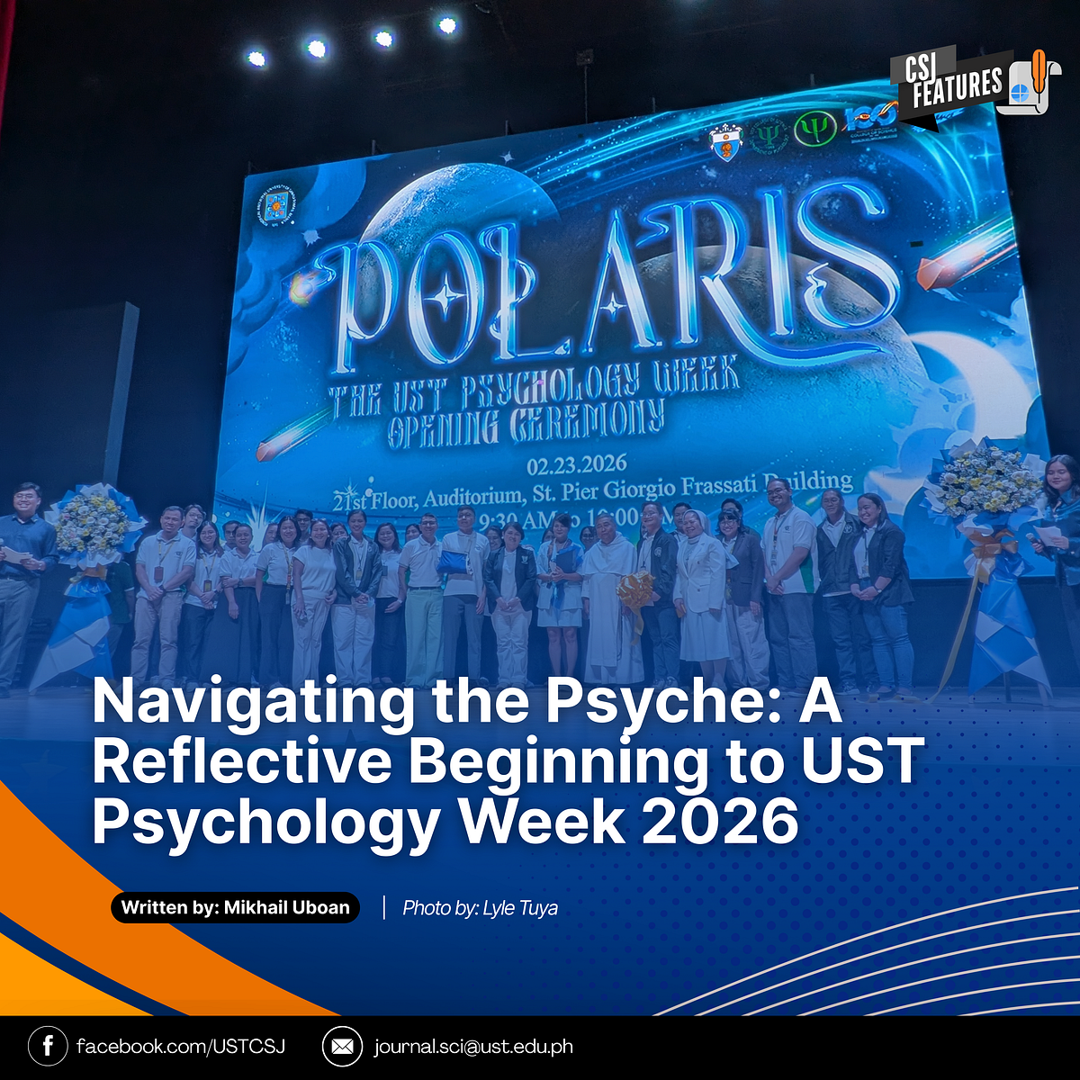 FEATURES | Navigating the Psyche: A Reflective Beginning to UST ...