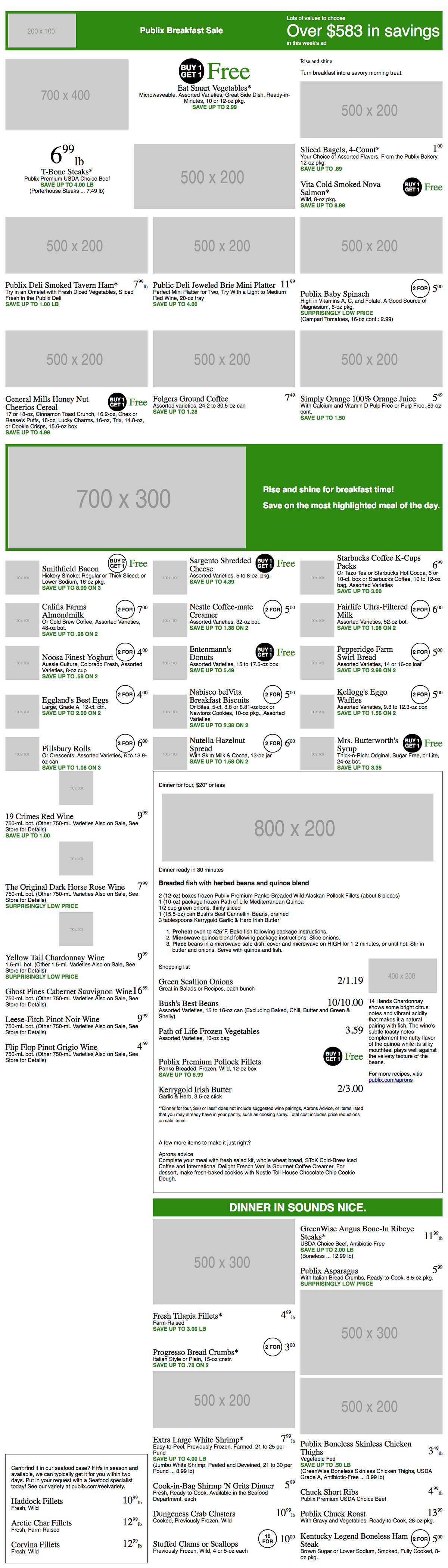 CSS Grid and Flexbox helped me re-create a fully responsive Publix ad ...