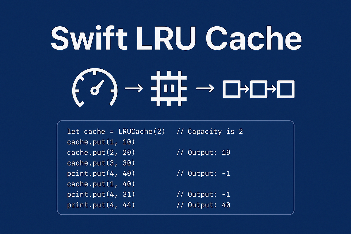 ⚡️ Swift LRU Cache: A Fast & Efficient In-Memory Storage Strategy | by Anil Makhija | Medium
