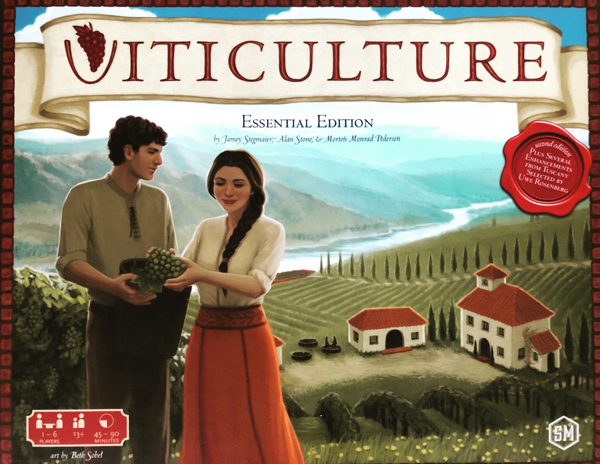 Viticulture Essential Edition — 2 Player Review | by Board Game ...