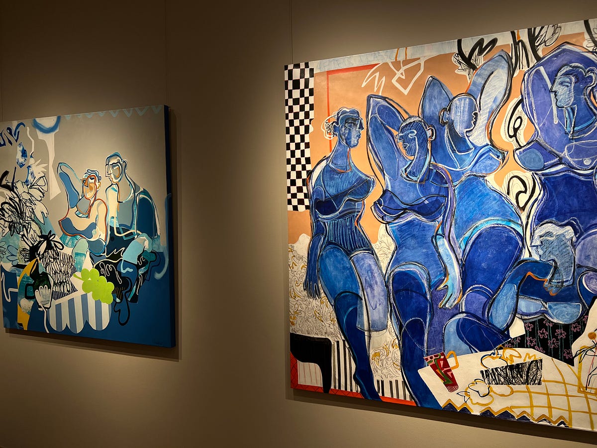 Emotion Lines exhibition by Charoula Nikolaidou at Gallery 8 London ...