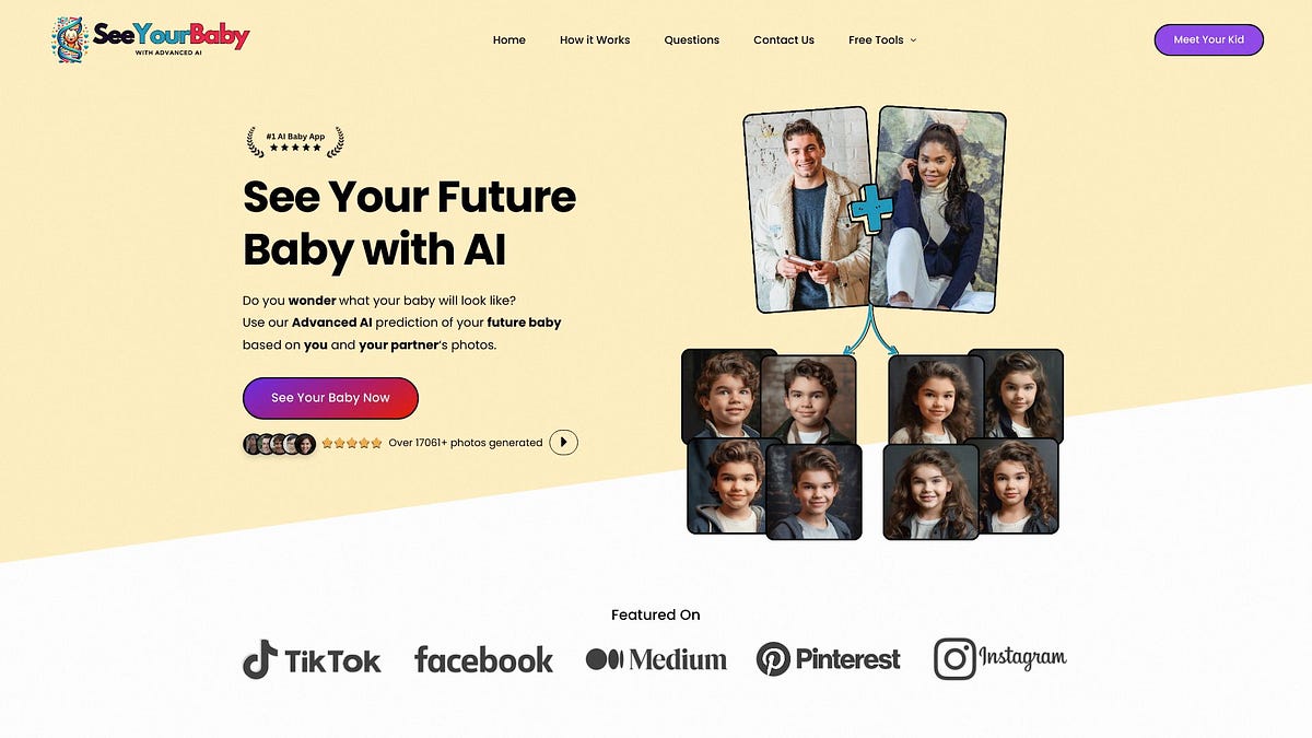 AI Baby Generator By SeeYourBabyAI | Future Baby Maker App | by Jeffery ...