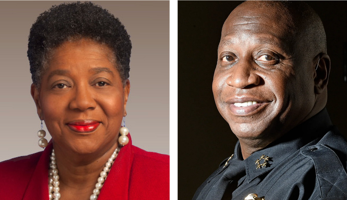 Sen. Brenda Gilmore congratulates John Drake on appointment to MNPD ...