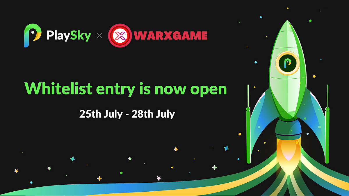 WarX Game Whitelist on PlaySky DonationPad is Now Open | by PlaySky ...