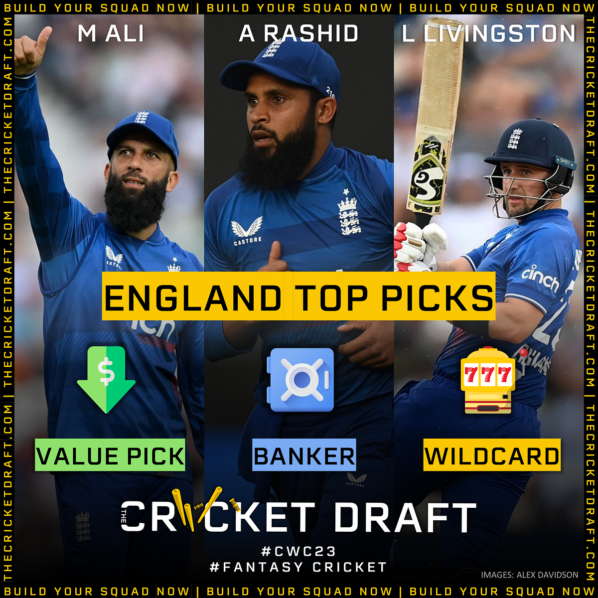 England: Banker, Value Pick & Wildcard | by The Cricket Draft | Medium