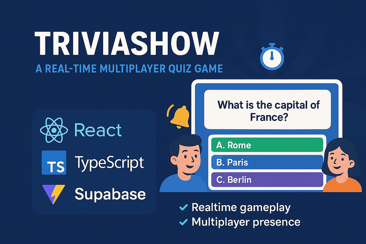 Building TriviaShow: A Real-Time Multiplayer Quiz Game with Supabase ...