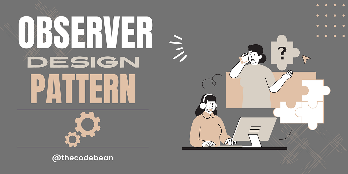 Observer Design Pattern Java | The Code Bean | Medium