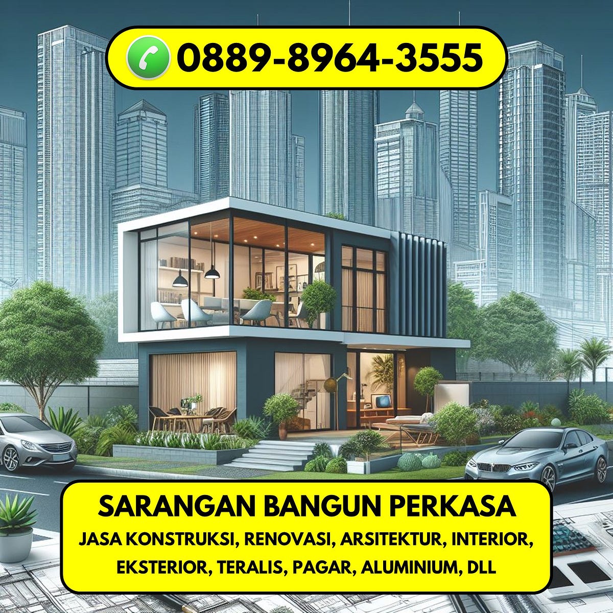 Kontraktor Rumah 5x10 di Malang, Hub 0889–8964–3555 - Esseeell - Medium