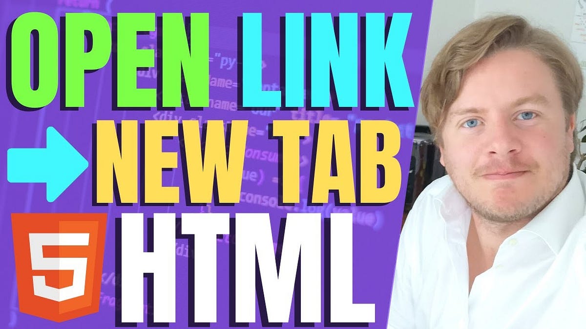 Boost User Experience How To Html Links Open In A New Tab By