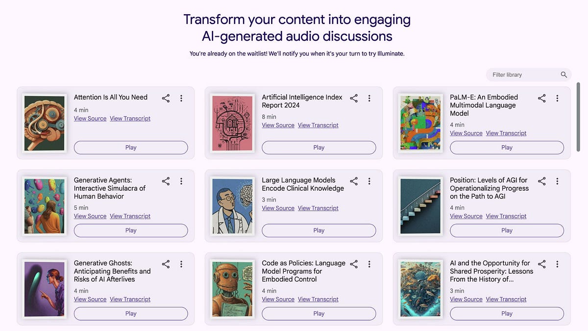 Google Launches ‘Illuminate' That Transforms a Book or Paper into ...