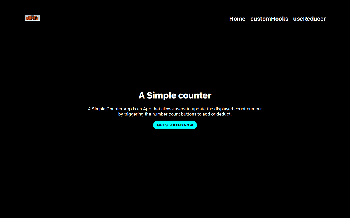 A Simple Counter App using React Hooks | by Orjionyinyechi | Medium
