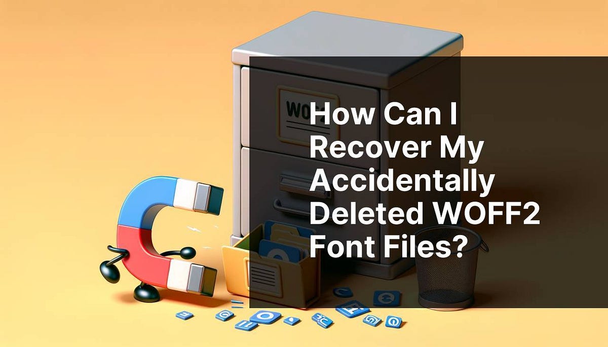 How can I recover my accidentally deleted WOFF2 font files? | by Best Software for Mac, Windows ...