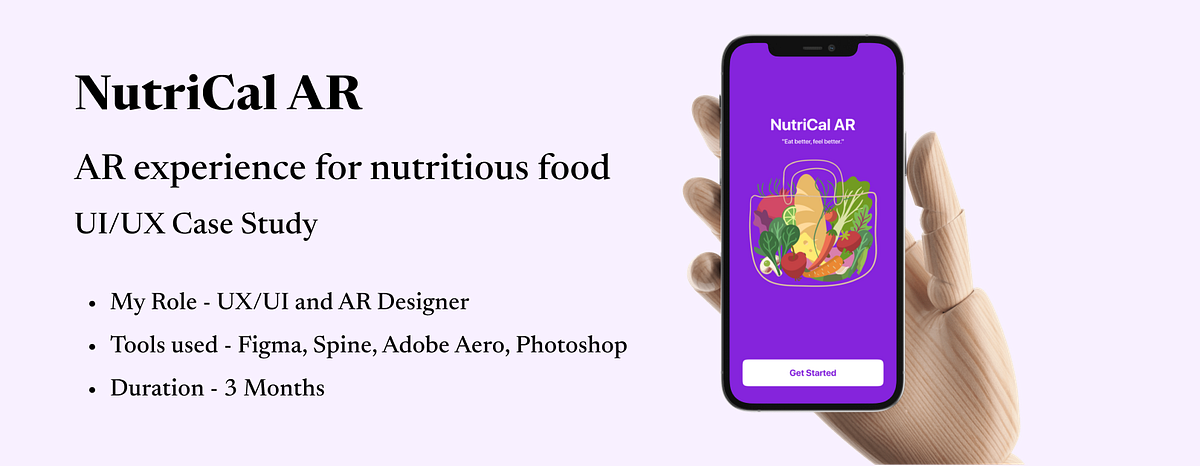 NutriCal AR: AR experience for nutritious food — UI/UX Case Study | by ...