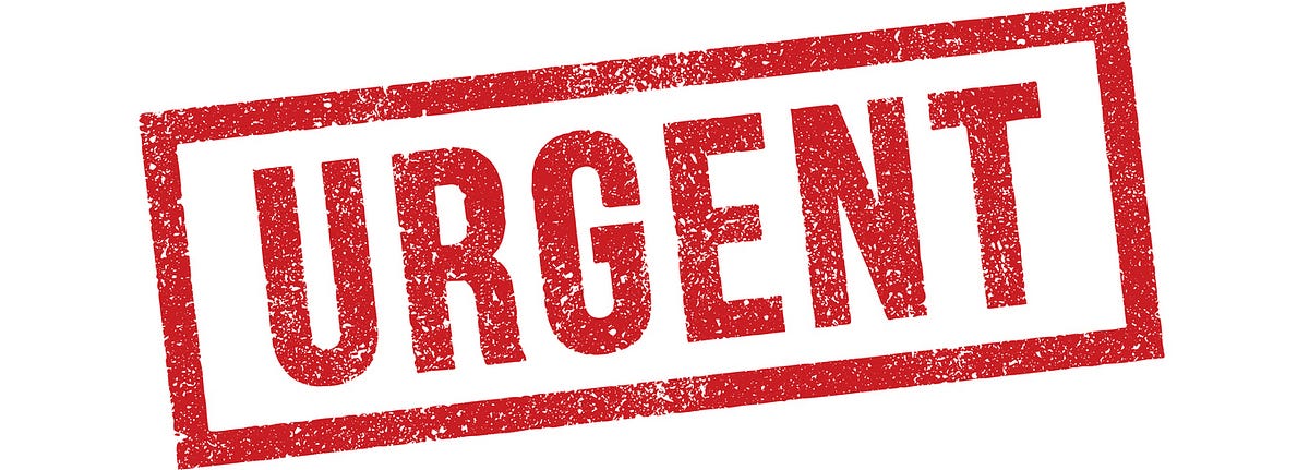 The Power of Urgency. A couple of weeks ago I was talking… | by Tina ...