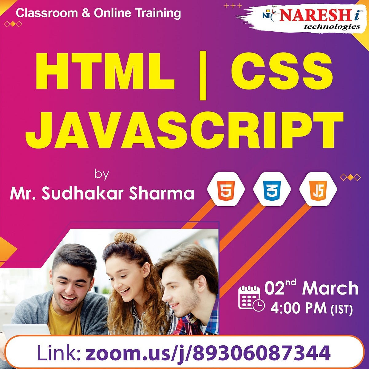 Attend a Free Demo on Html | CSS | JavaScript Training — NareshIT ... Attend a Free Demo on Html | CSS | JavaScript Training — NareshIT ...