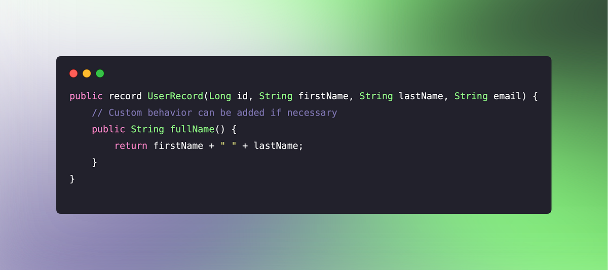 DTO Pattern vs Record in Java: A Comparison | by Larissa Falcão | Medium