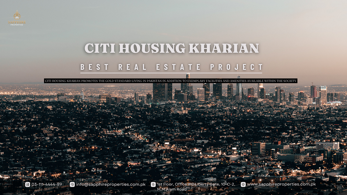 Citi Housing Kharian Location Map — Sapphire Properties - Sapphire Properties - Medium