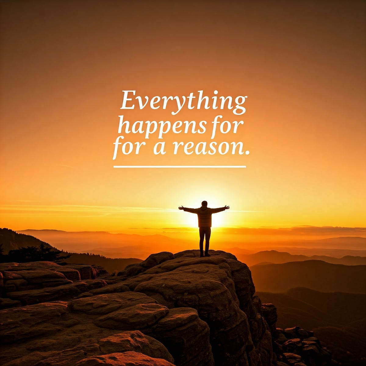 Everything happens for a Reason. Life often unfolds in ways we don’t ...