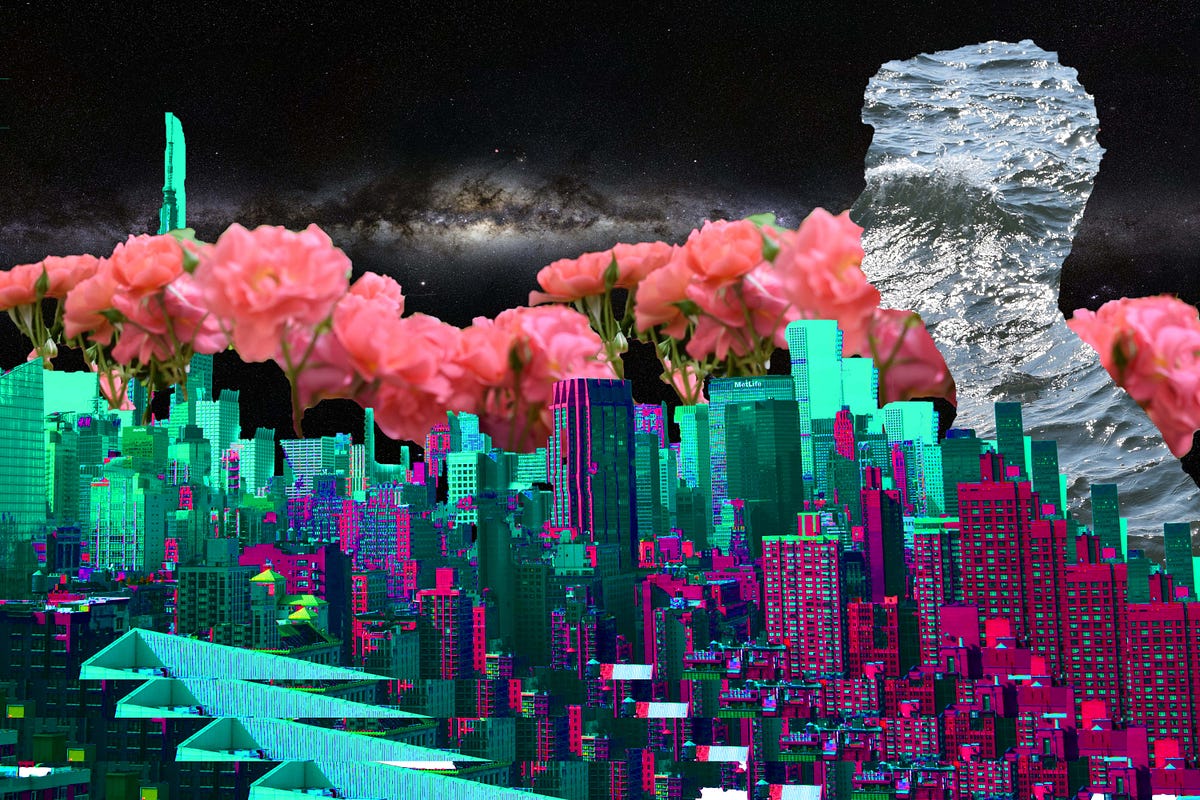 First experiments with digital collage | by Inés B | Medium