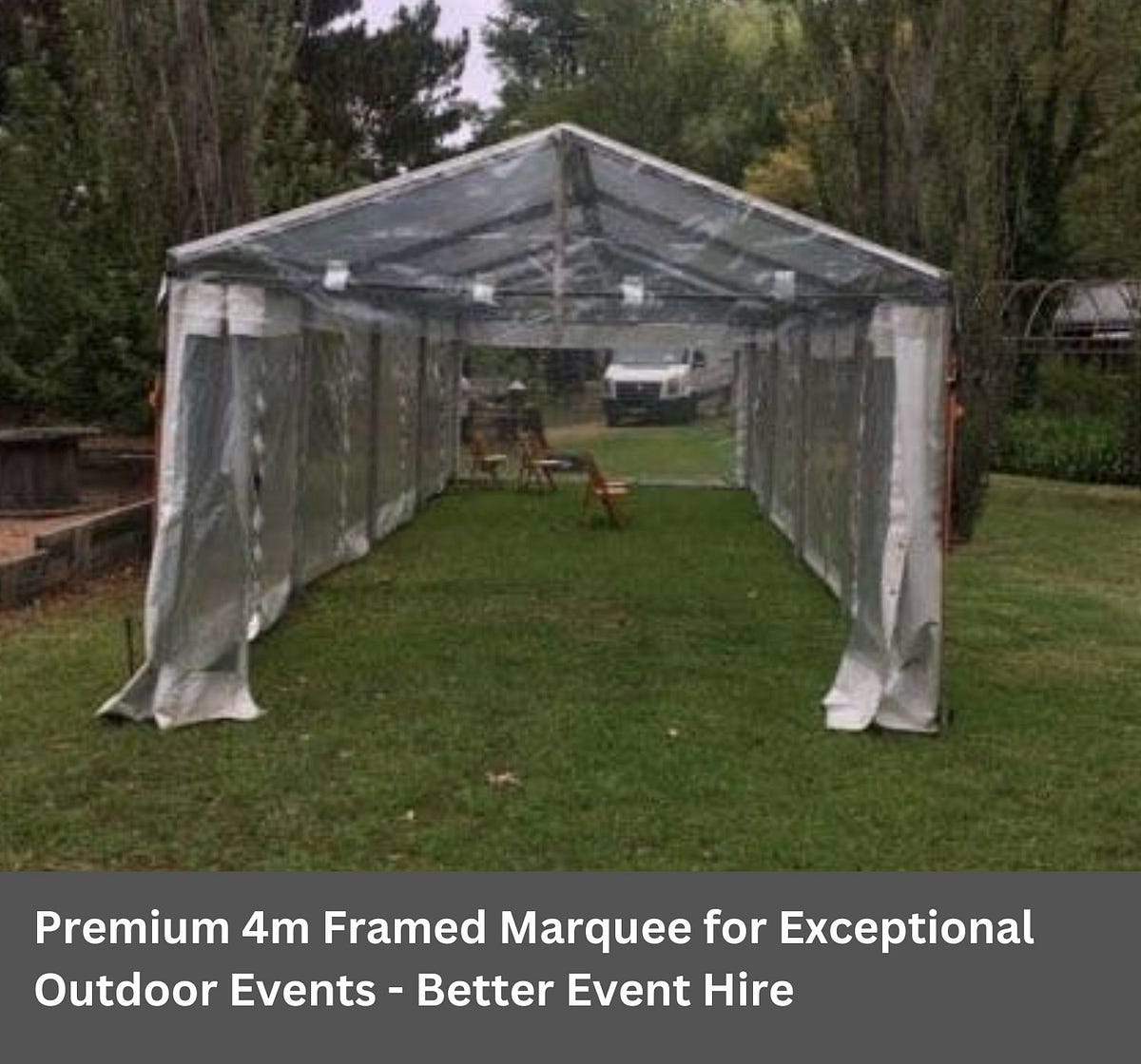 Premium 4m Framed Marquee for Exceptional Outdoor Events — Better Event ...