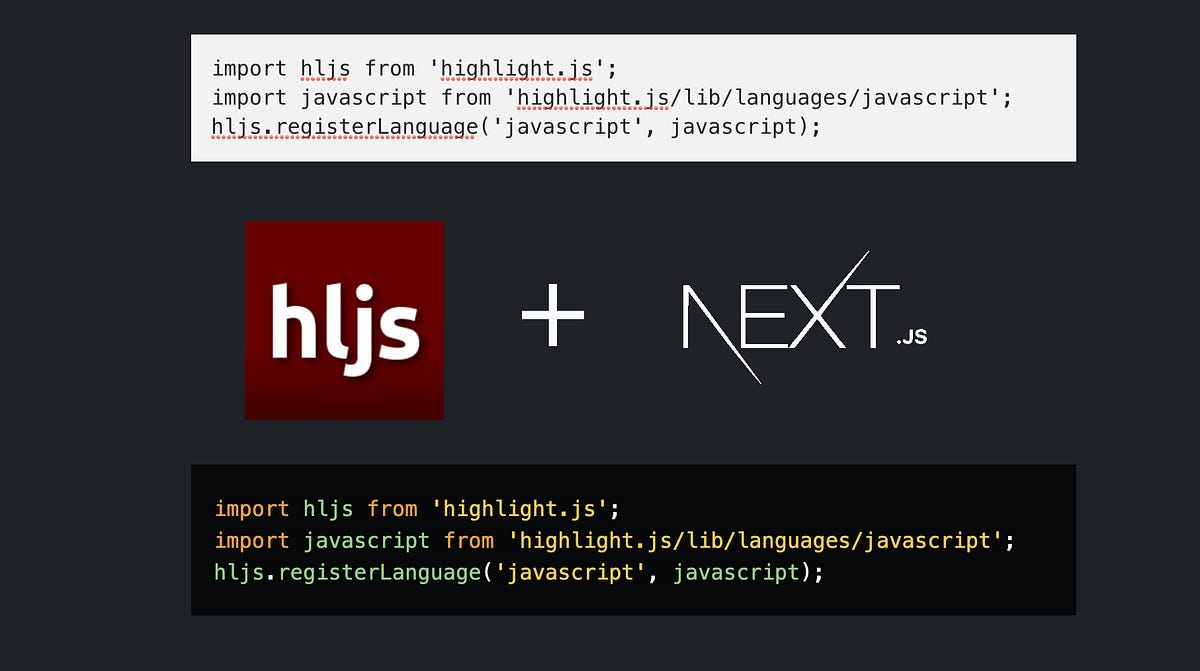 Подсветки кода Highlight.js на сайте Next.js | by Vasiliy Kramarenko | Medium
