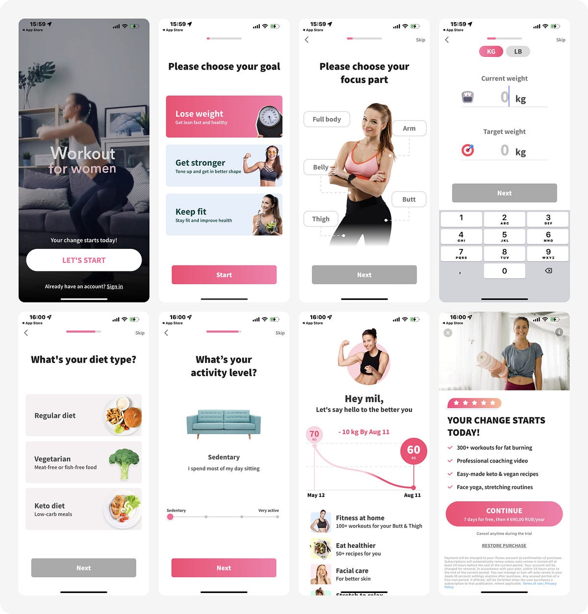 12 Best-performing Mobile App Onboarding Examples | by Anton Sergeev | Apr, 2024 | Medium