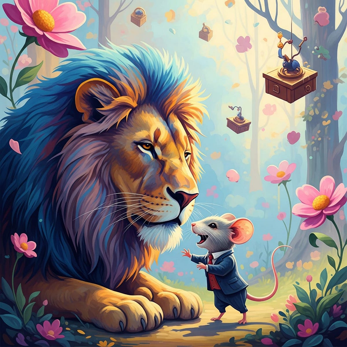 The friendship of a lion and a mouse: | by Hiba | May, 2025 | Medium